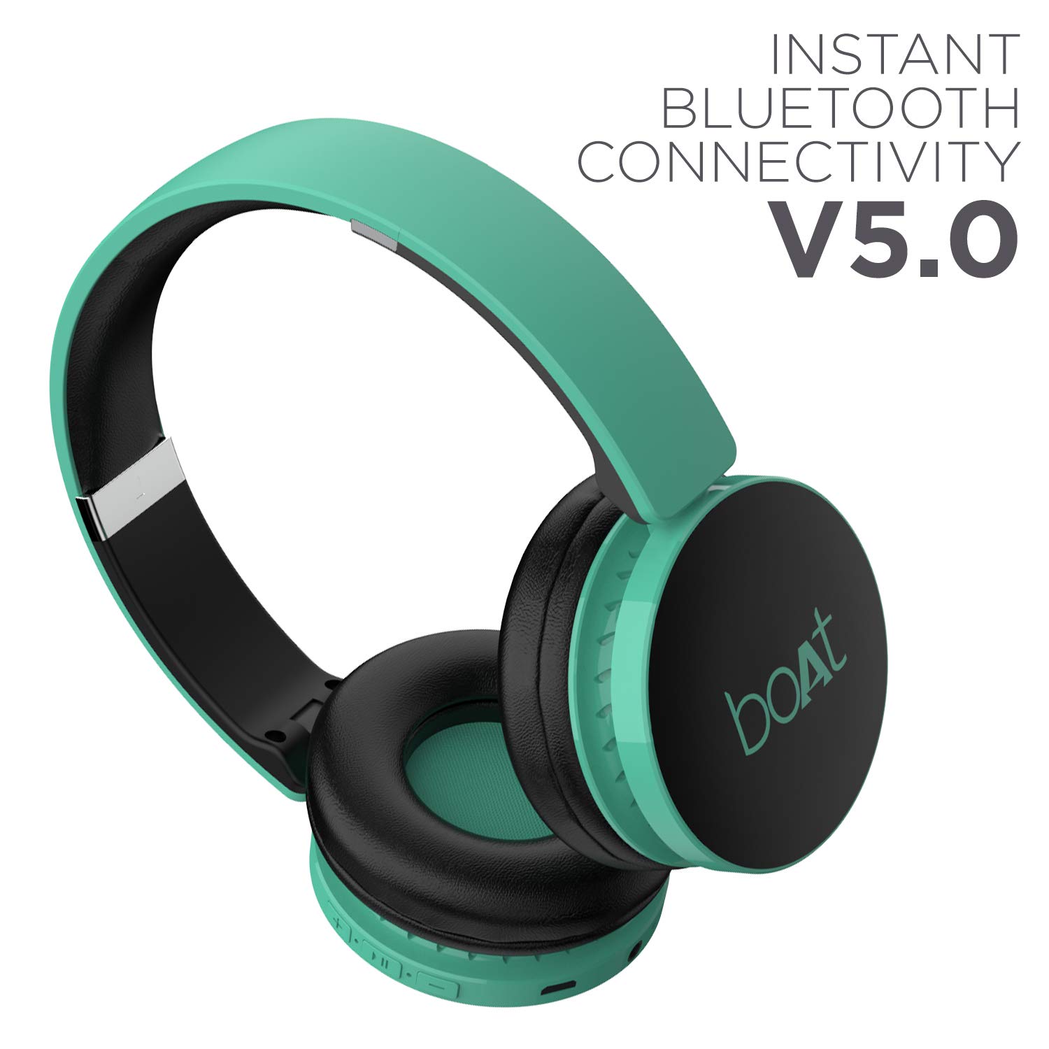 Boat Rockerz 370 Wireless Headphone with Bluetooth 5.0, Immersive Audio ...