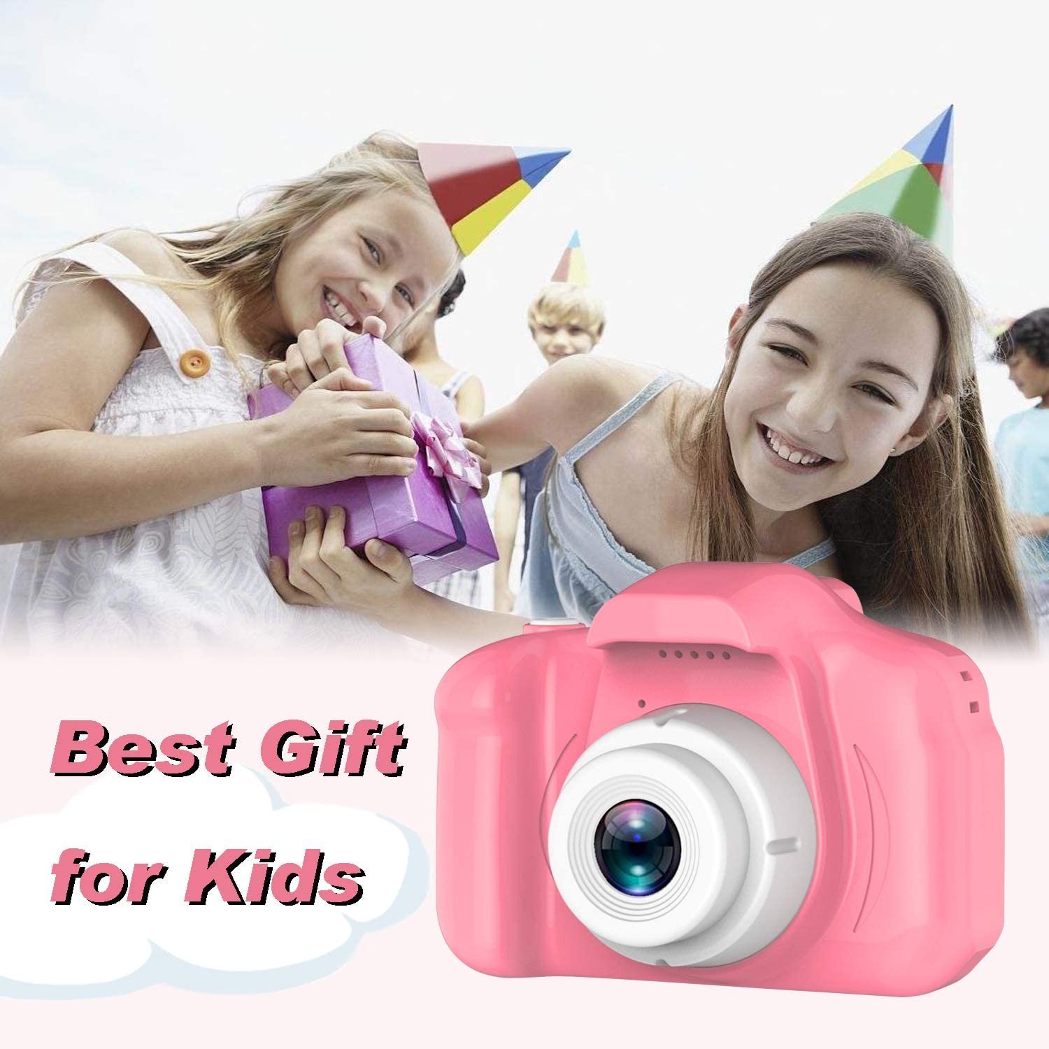 Children's Digital Mini Camera, 2 Inch HD Screen, Chargeable, 720P HD ...