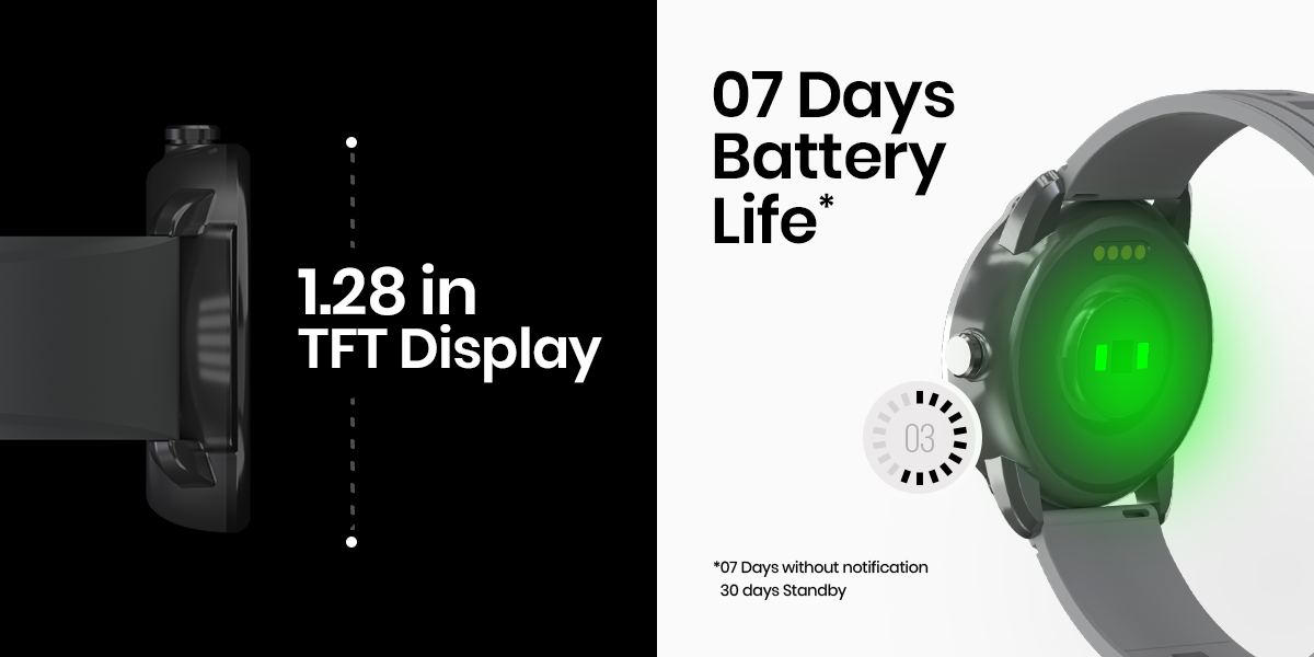 Portronics Kronos Beta Smart Watch | Grey | Azha Pasa | Azha Pasa