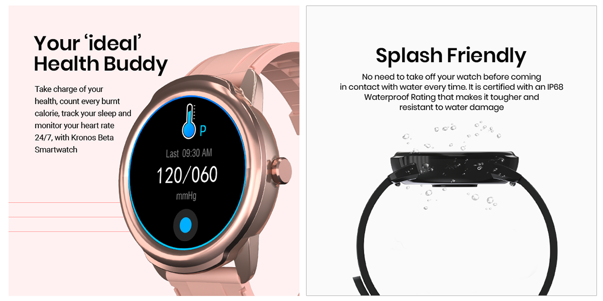 Portronics Kronos Beta Smart Watch | Grey | Azha Pasa | Azha Pasa