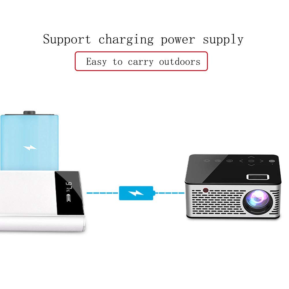 Projector Hd Video T200 Mini Portable Projector Home and Living HD ...