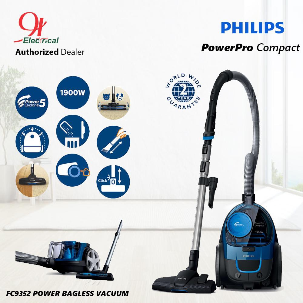 Philips Power Pro Compact Bagless Vacuum Cleaner, 1900 Watt | Azha Pasa ...