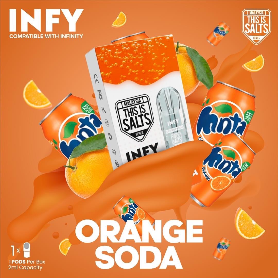 This Is Salts Infy Nicotine Vape Pod - Orange Soda, 2ml | Grocery Babu ...