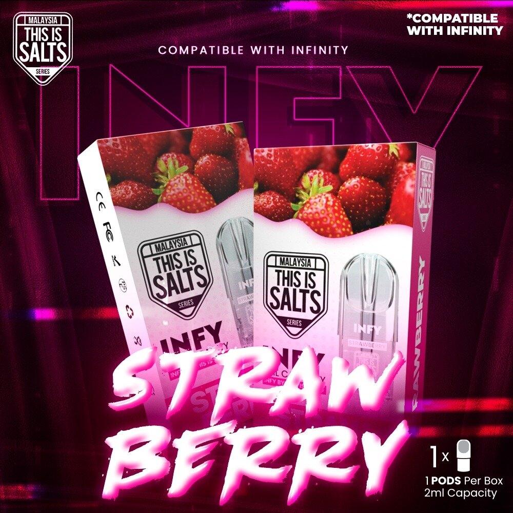 This Is Salts Infy Nicotine Vape Pod - Strawberry, 2ml | Grocery Babu ...